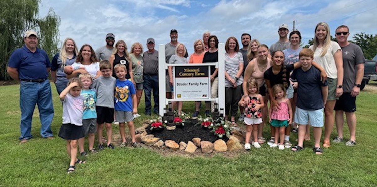 Stroder Family Farm recognized as Missouri Century Farm