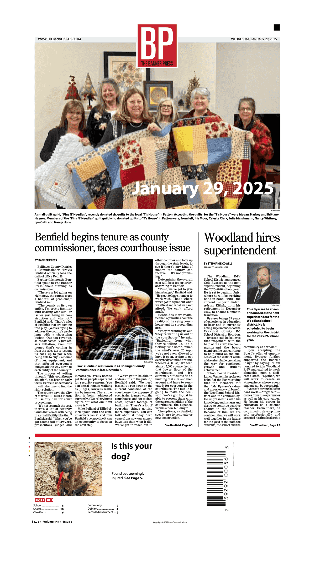 Wednesday, January 29, 2025: E-Edition