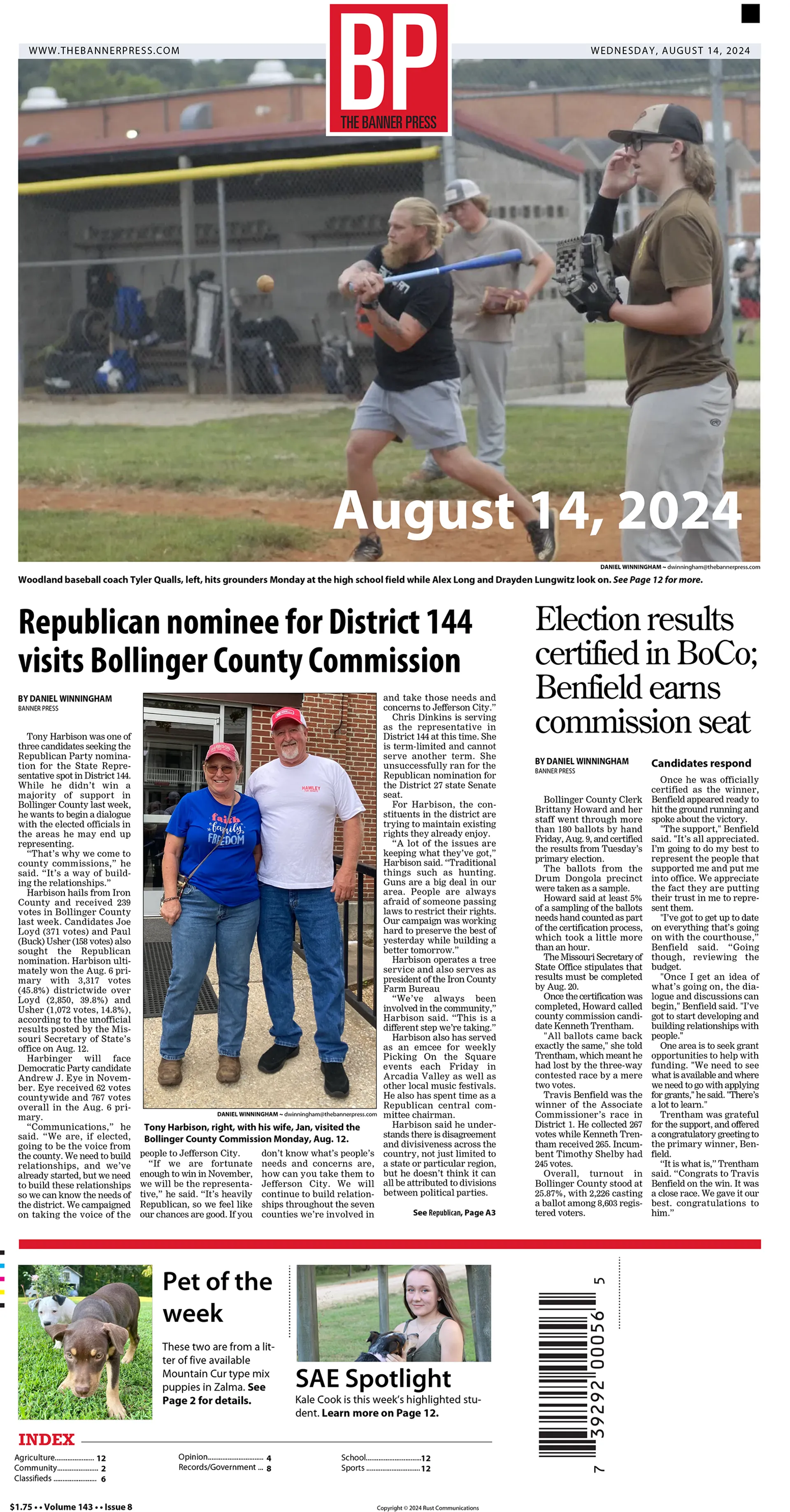 August 14, 2024: E-Edition