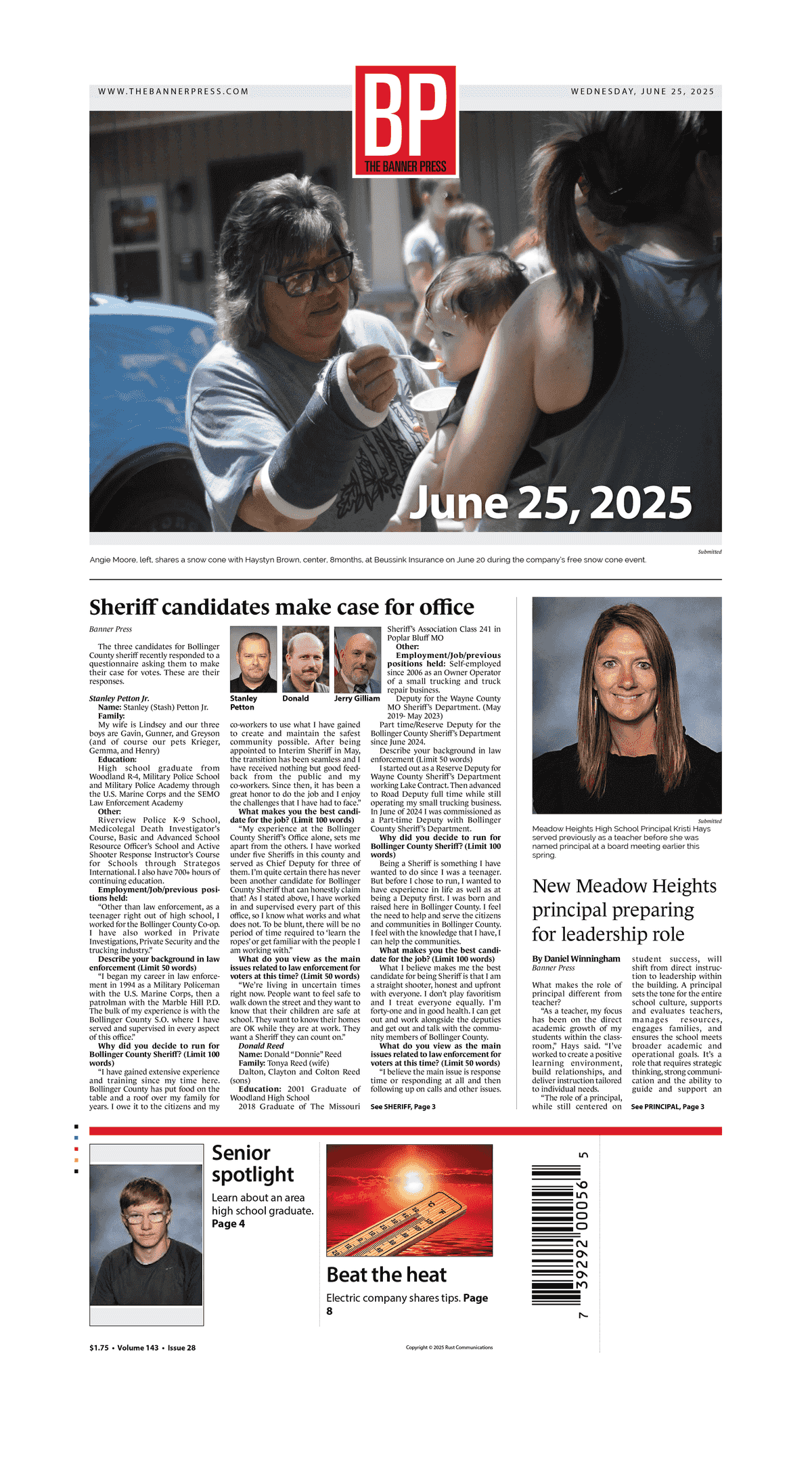 Wednesday, June 25, 2025: E-Edition