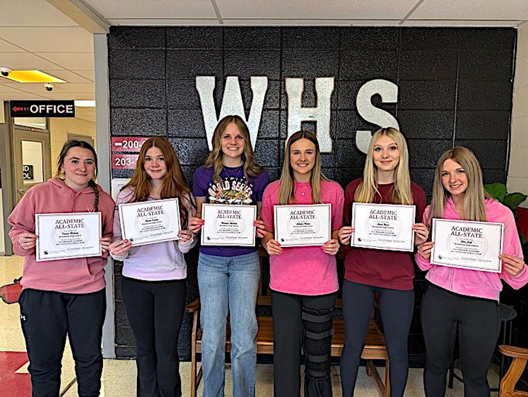 Six from Woodland volleyball chosen as Academic All-State