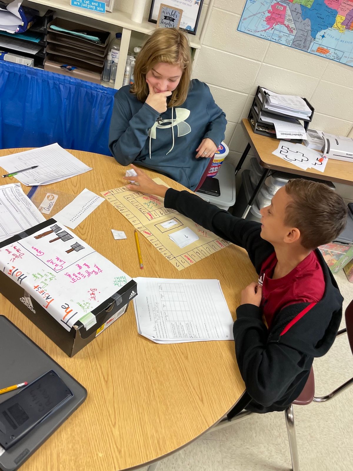 Learning reading, language about developing connections