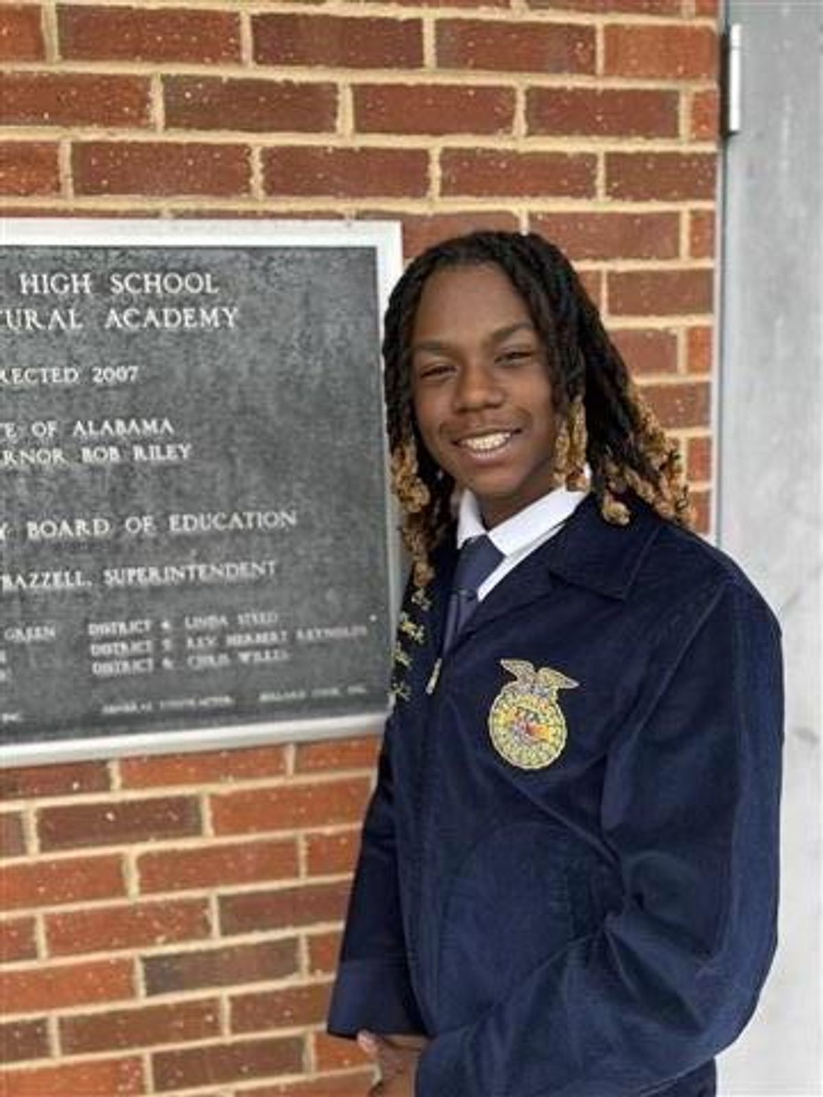 Christopher Thompson, Jr., elected Alabama State FFA Sentine...
