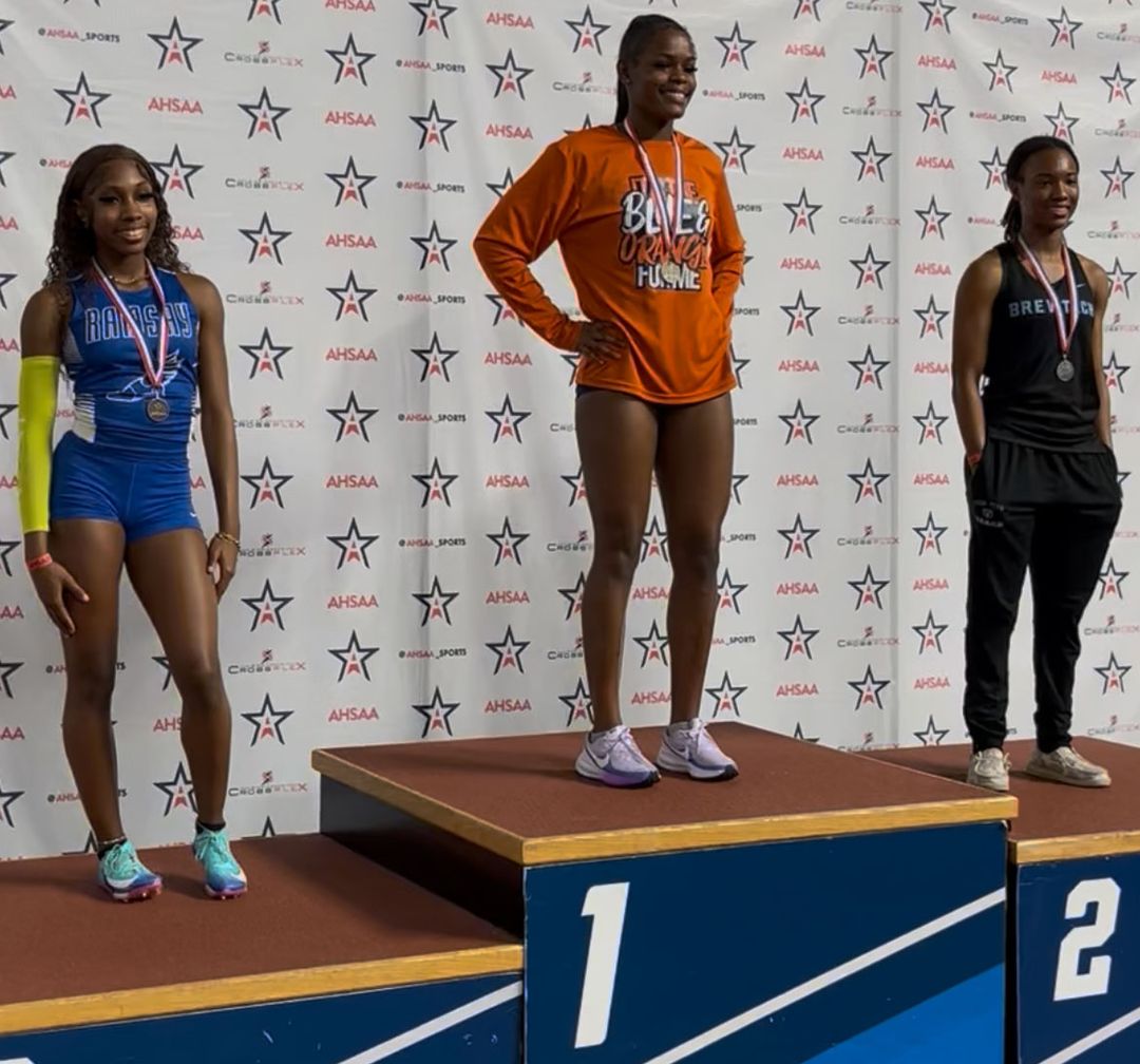 Charles Henderson takes two indoor track state championships...