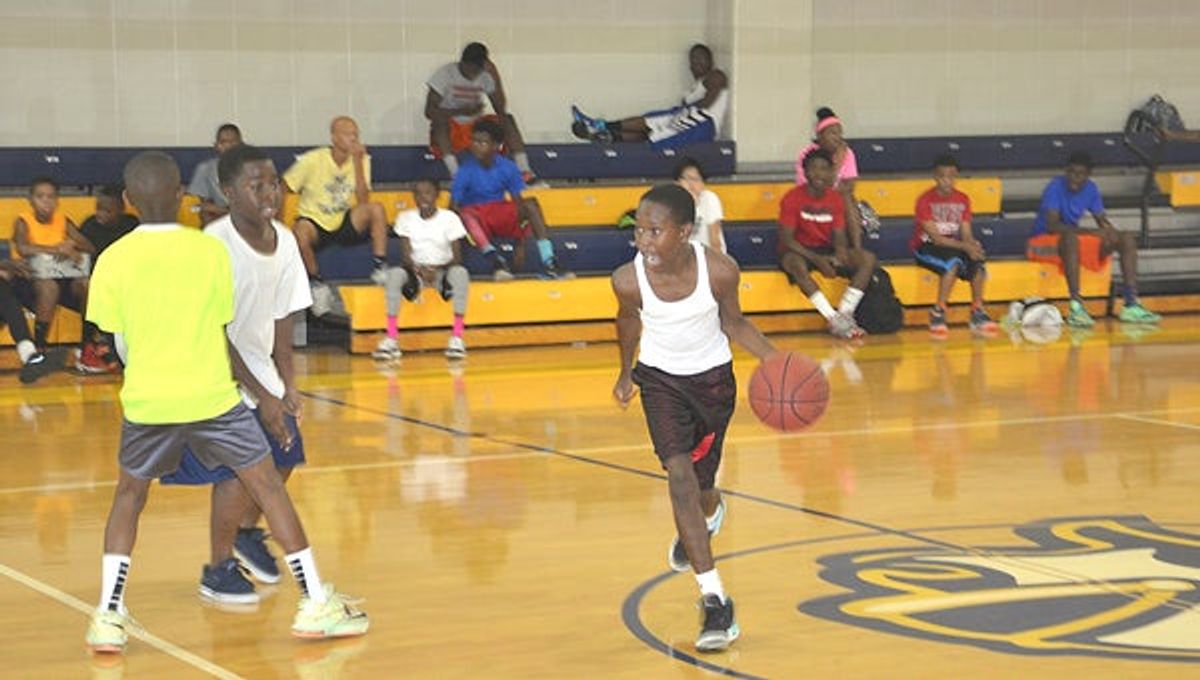 HOOPSTERS: Youth learn basketball fundamentals during Troy P...