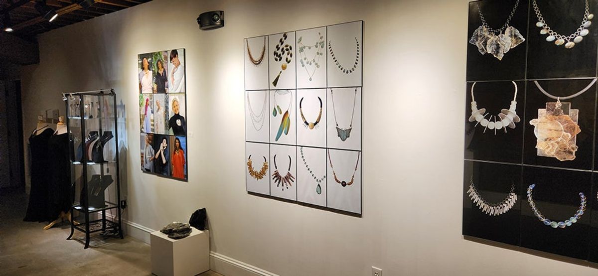 Mary Holman Johnson exhibit on display at JCA