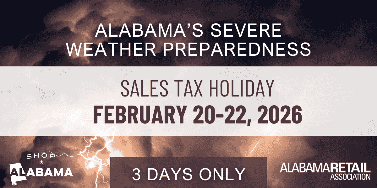 Alabama’s Severe Weather Preparedness Sales Tax Holiday ongo...