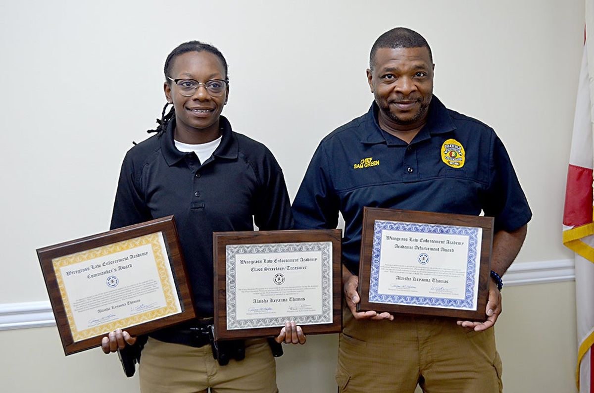 Alaisha Thomas graduates from LEO Academy