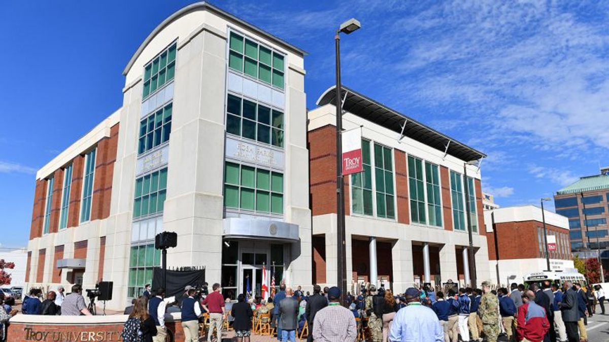 Upcoming events at Troy University include John Lewis Confer...