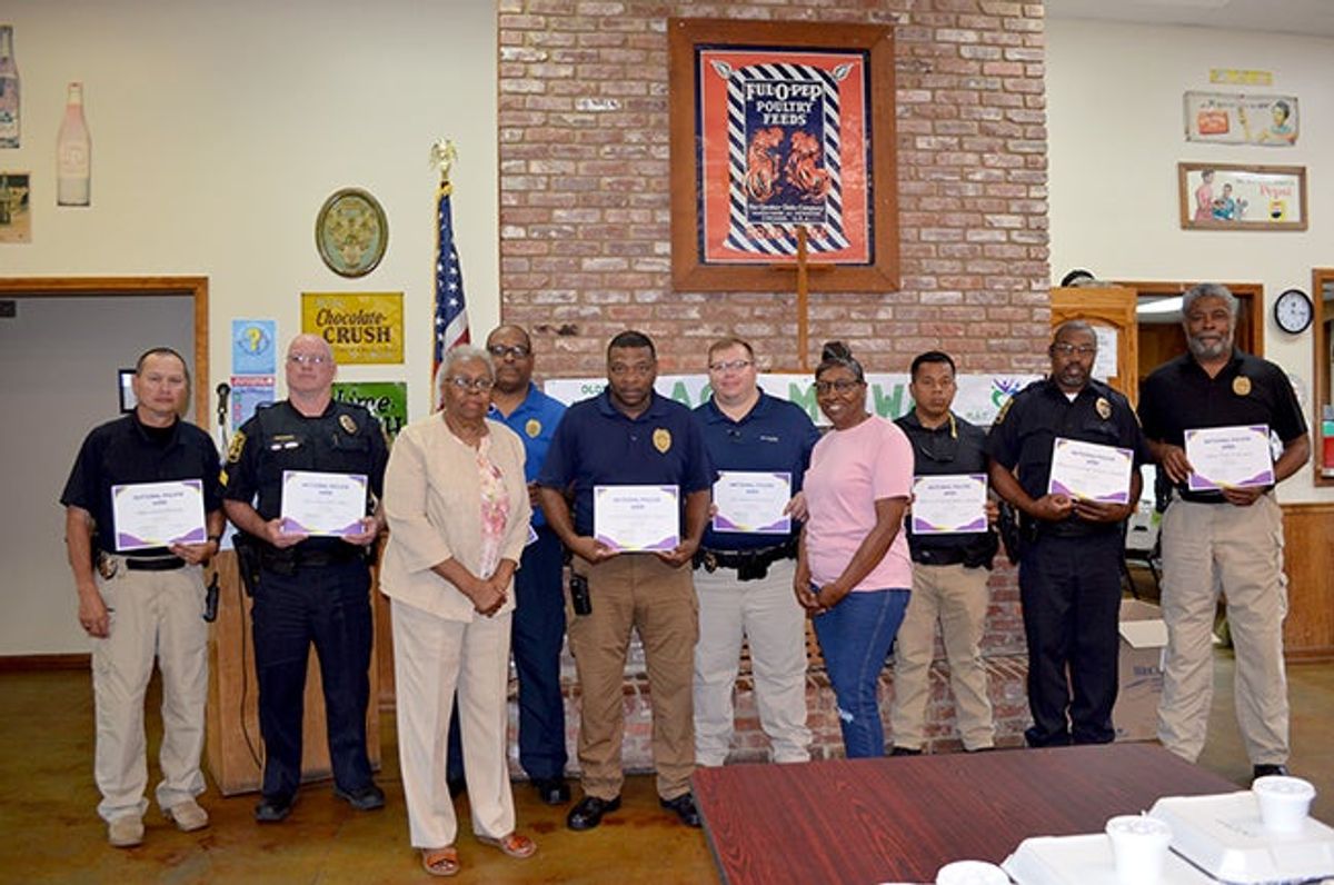 Brundidge honors city's police officers