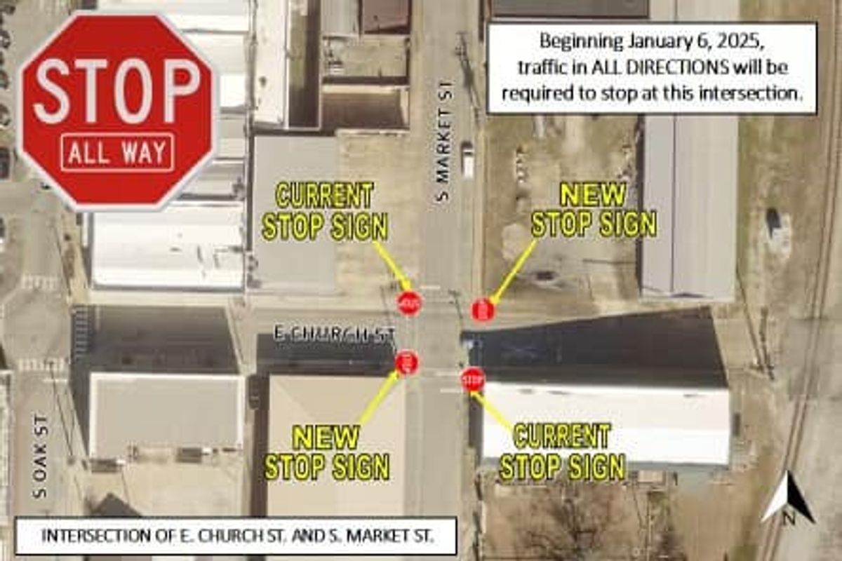 Intersection in downtown Troy to become four-way stop on Jan. 6