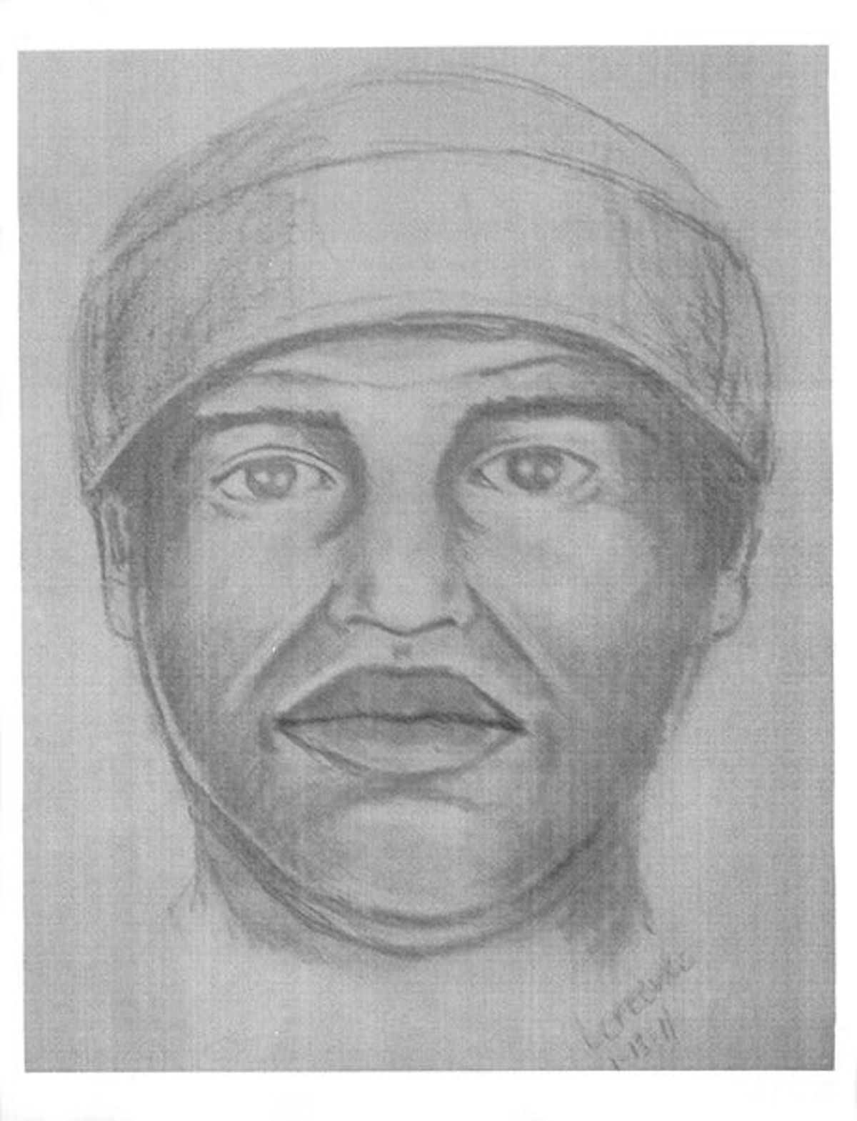 Police release sketch of attack suspect