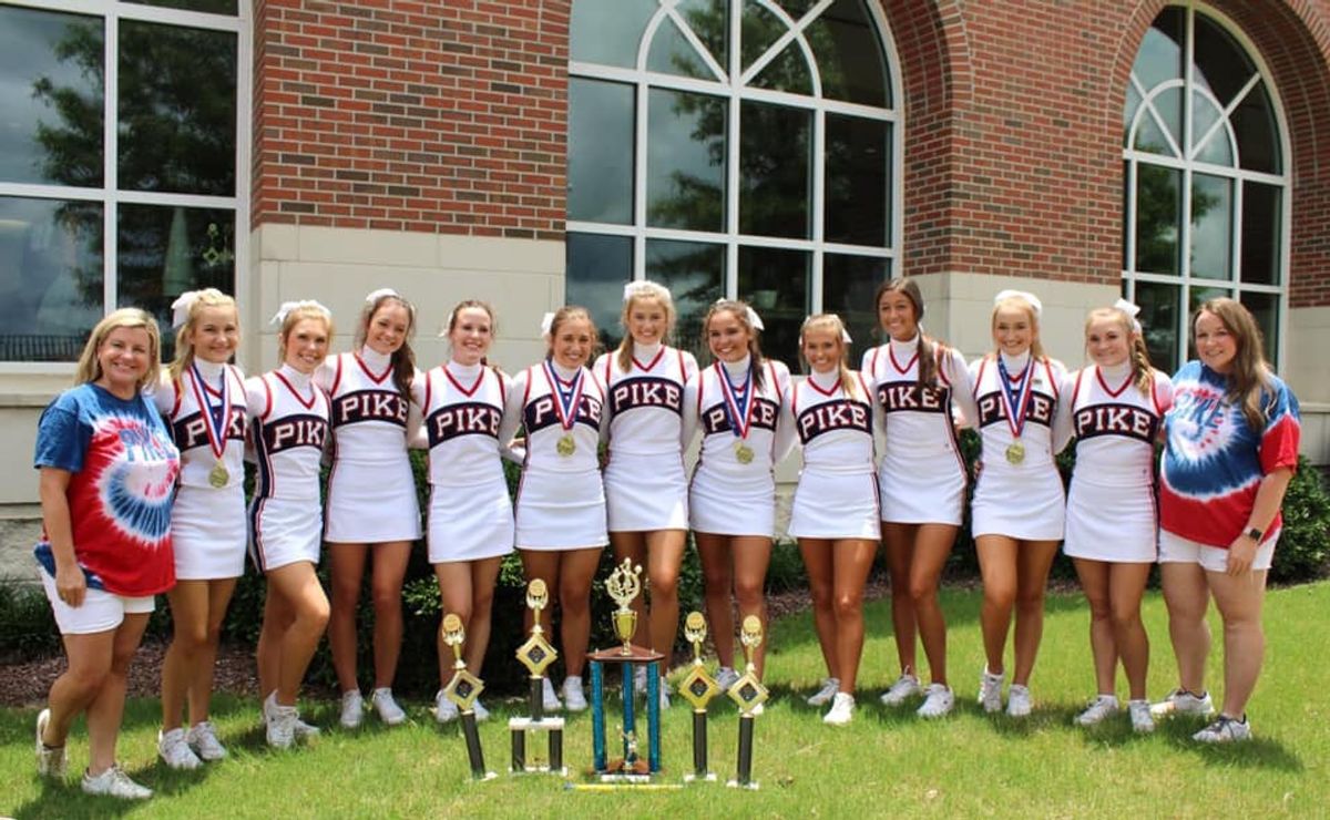 Pike varsity cheerleaders win state championship