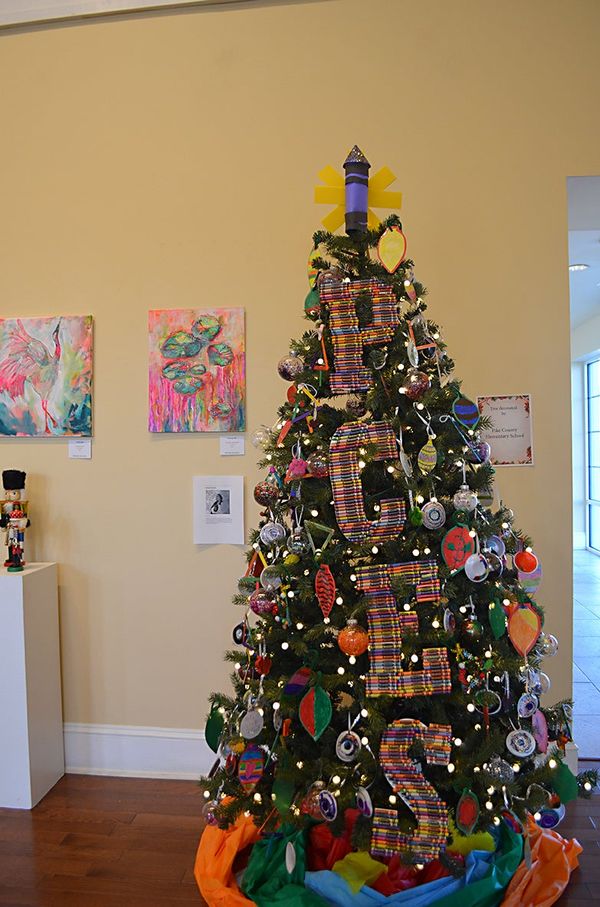 Unique Christmas trees at JCA