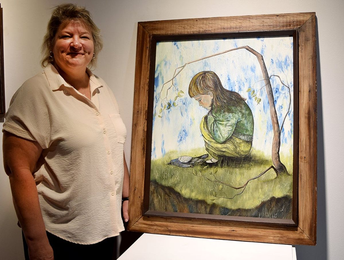 'Someone Cares,' a Jean Lake painting, donated to Troy Arts Council