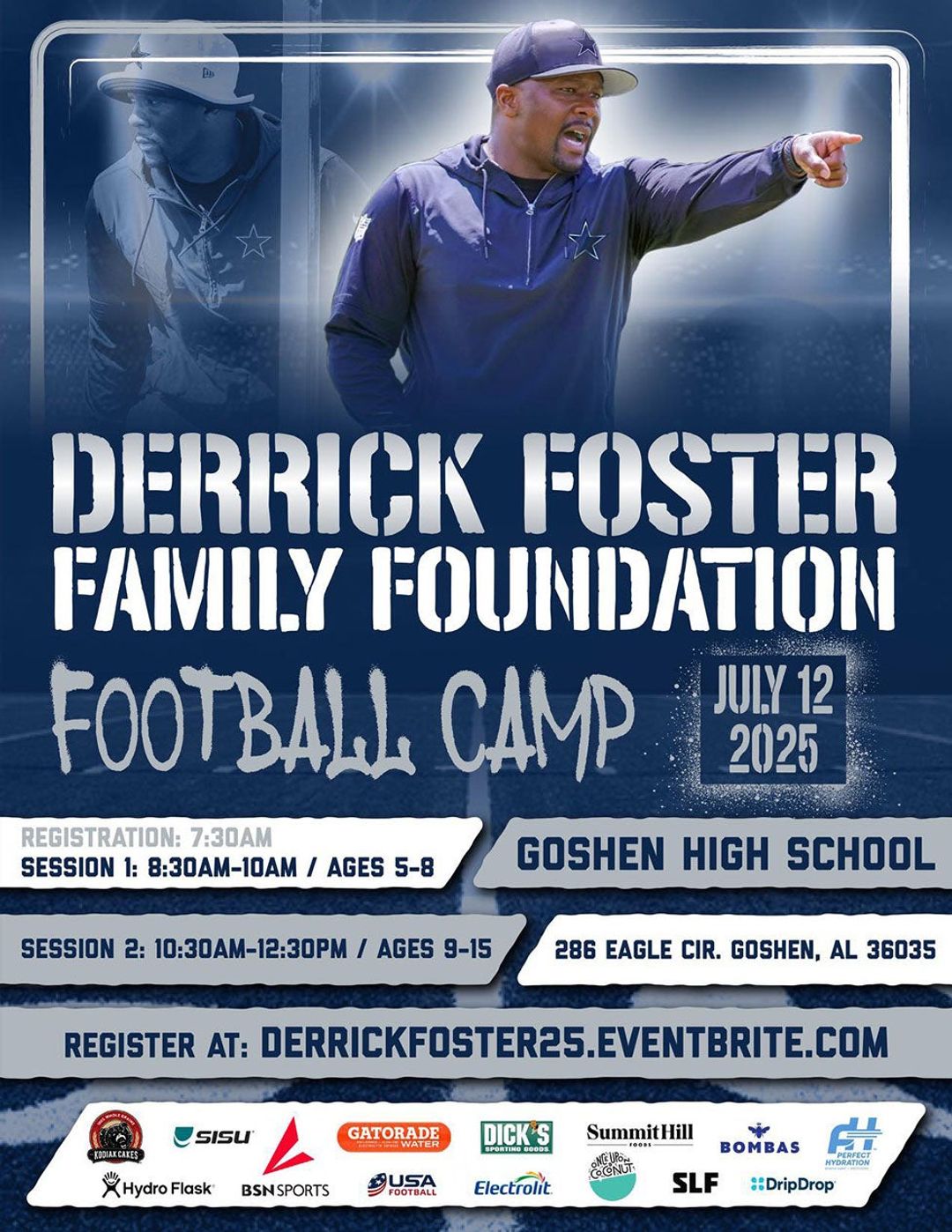 Fostering A Love of Football: Cowboys assistant Derrick Foster giving ...
