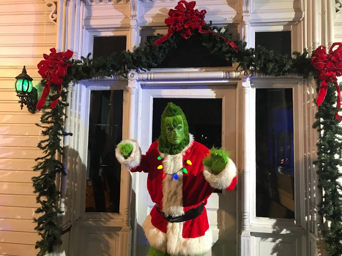 The Grinch attends the Christmas Parade in Brundidge