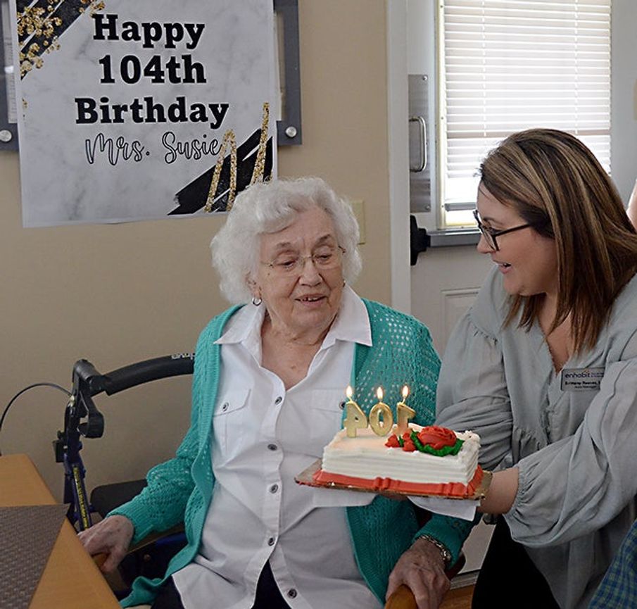 Happy 104th birthday, Susie Elmore!