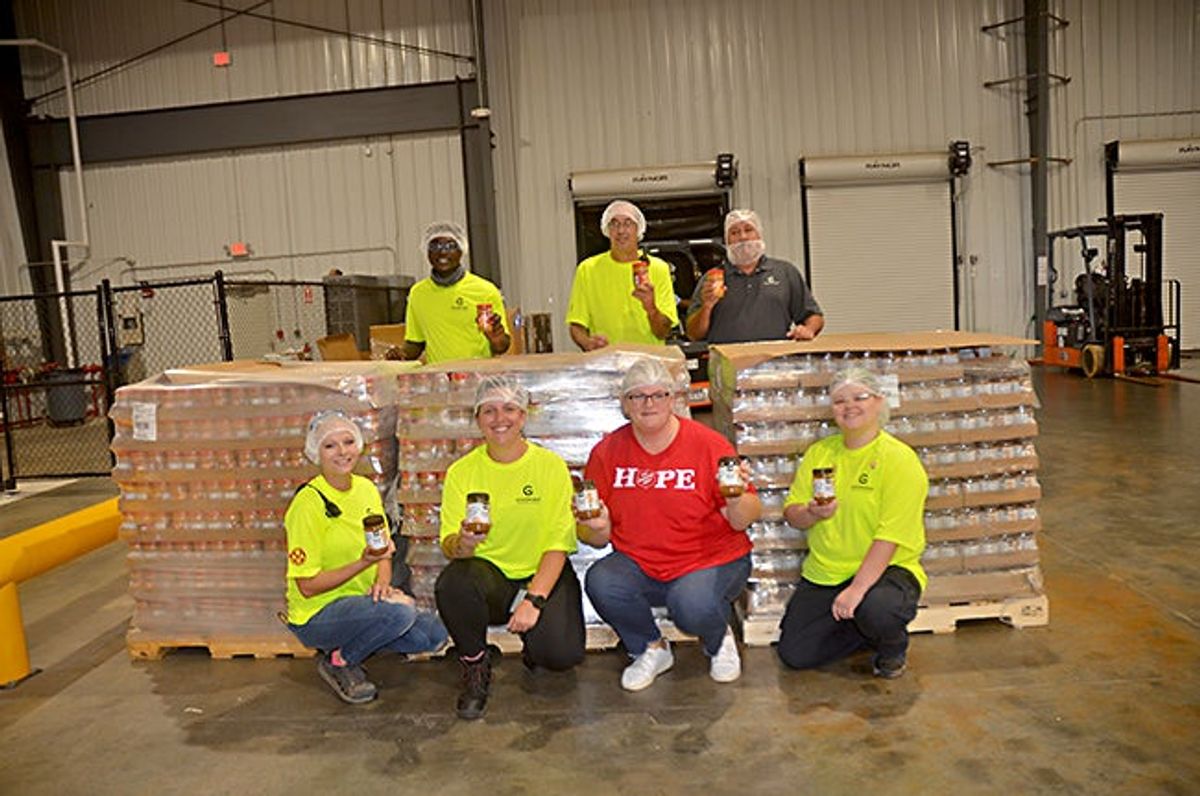 Golden Boy Foods supports Salvation Army's food pantry