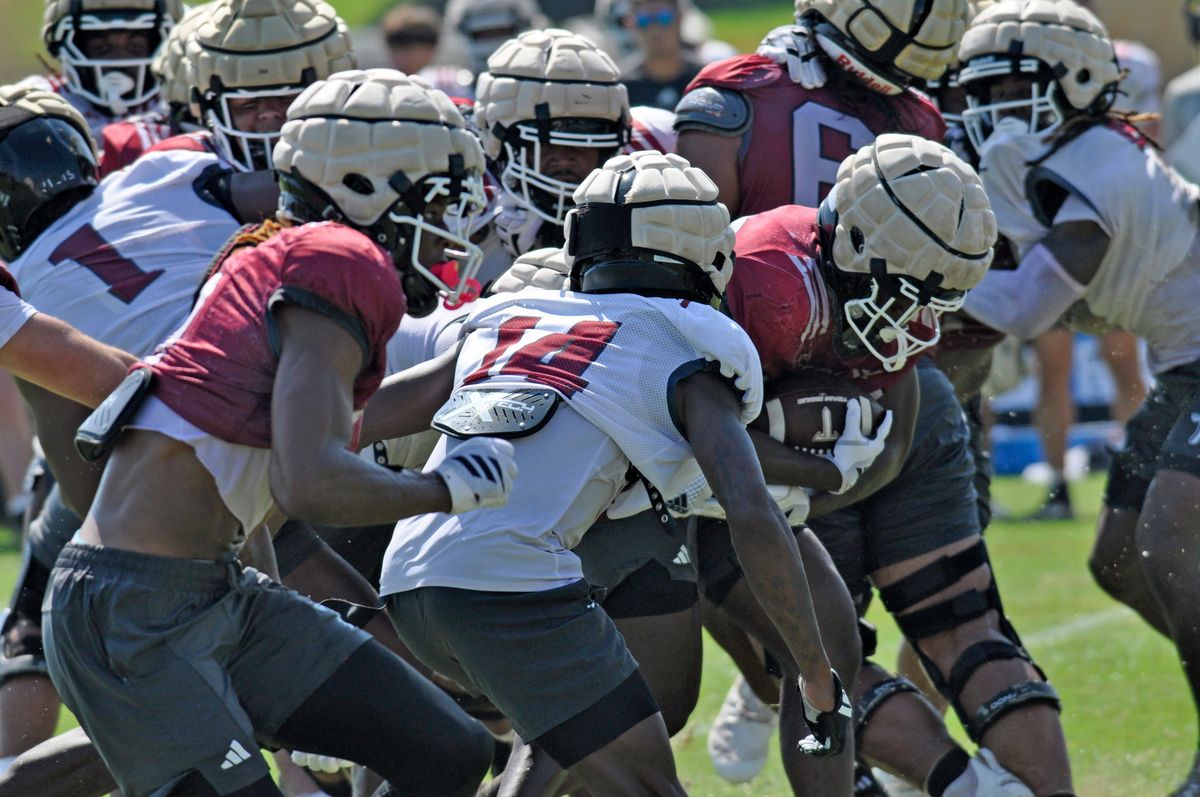 Defense shines as Troy straps on pads for first time this fa...