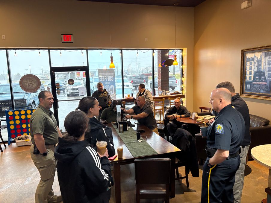 Troy PD hosts Second Annual Coffee with a Cop