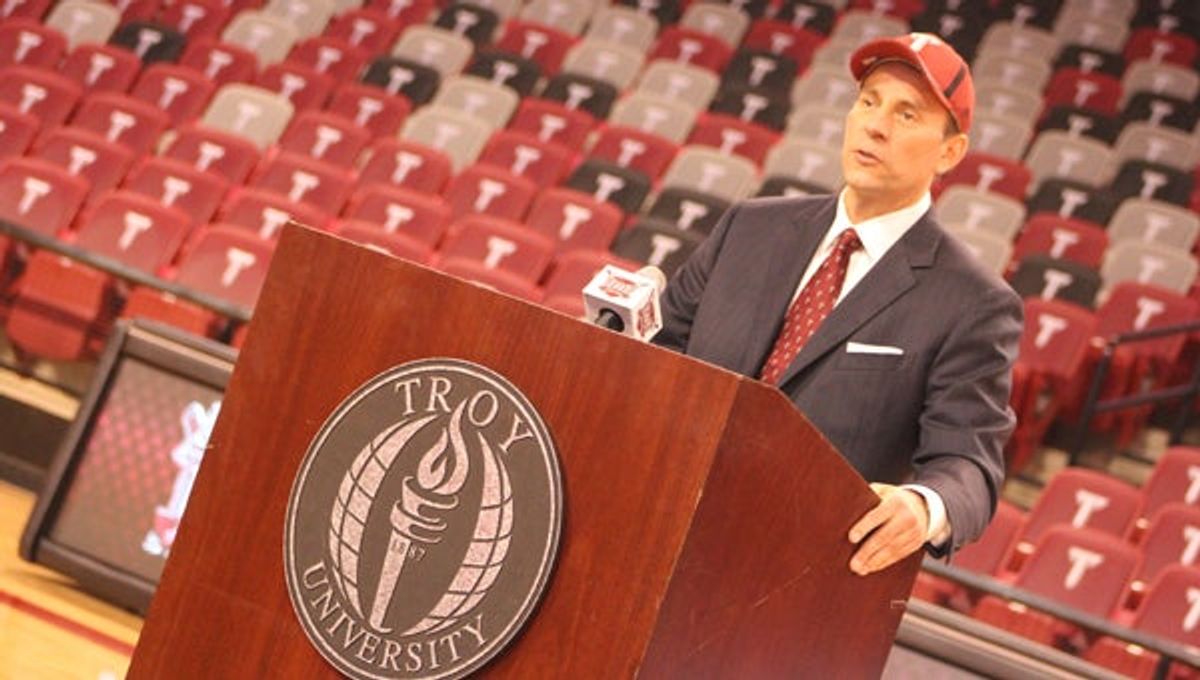 Cunningham introduced as Troy men's basketball coach