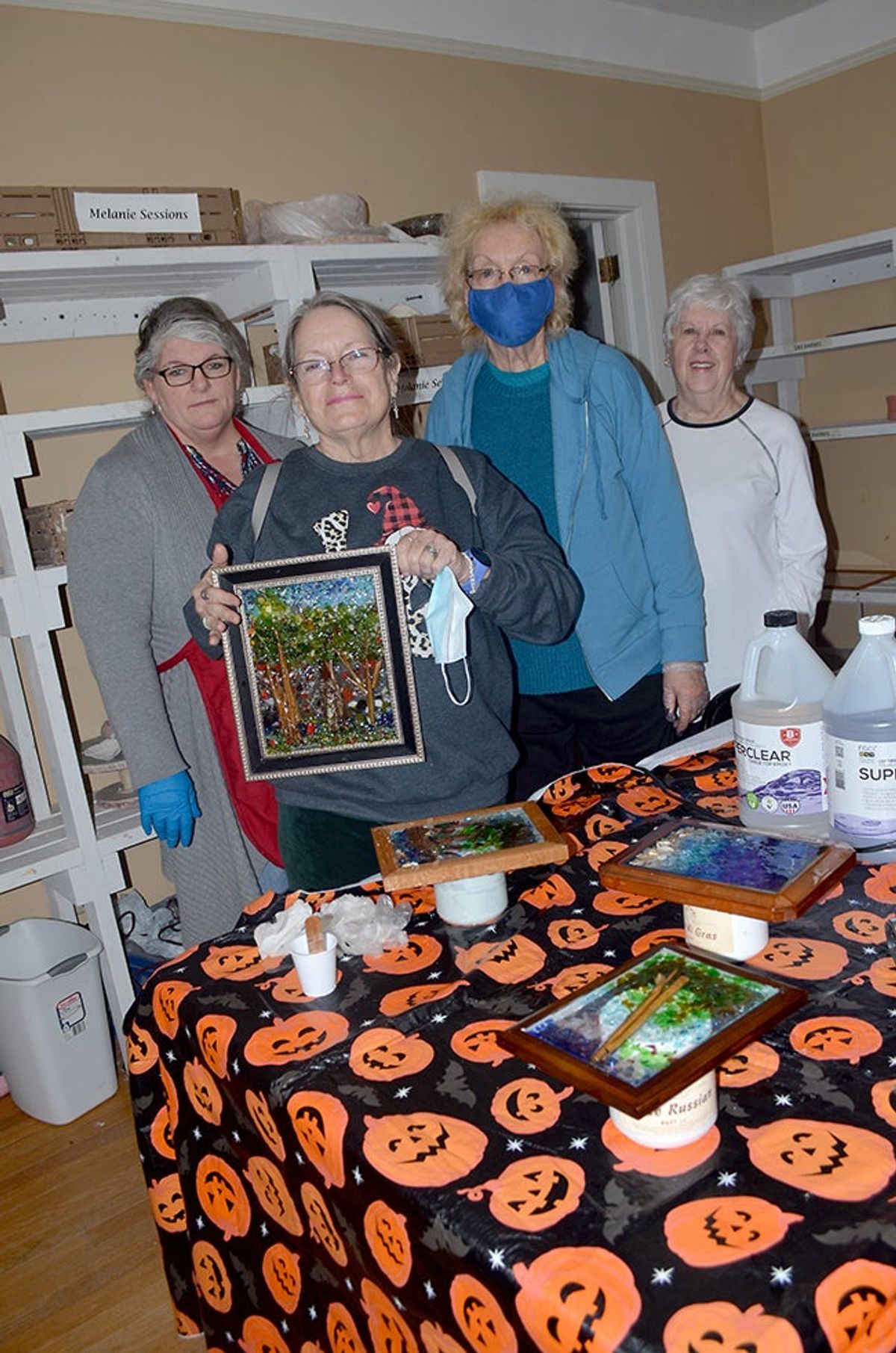 Epoxy resin art on the horizon at the Colley Senior Complex