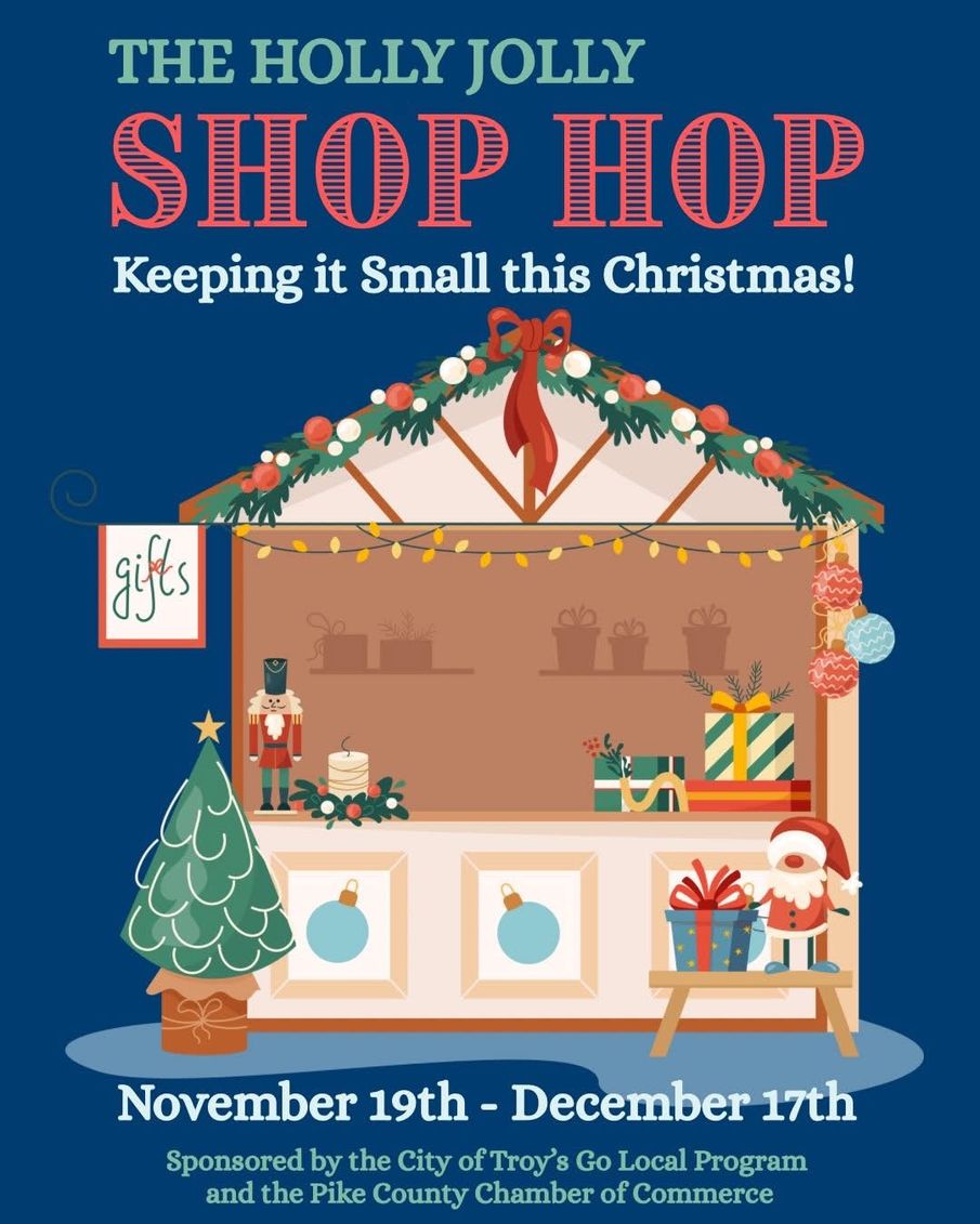 Take part in Holly Jolly Shop Hop