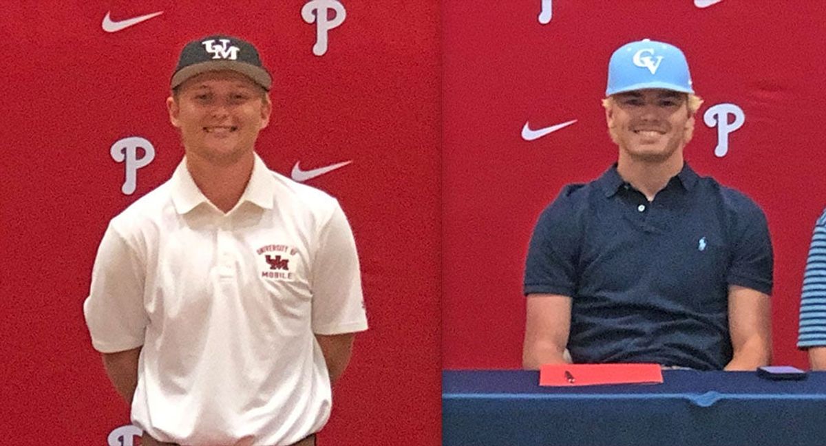 Pike Lib seniors Kade Brookins, Luke Barron sign college letters-of-in...