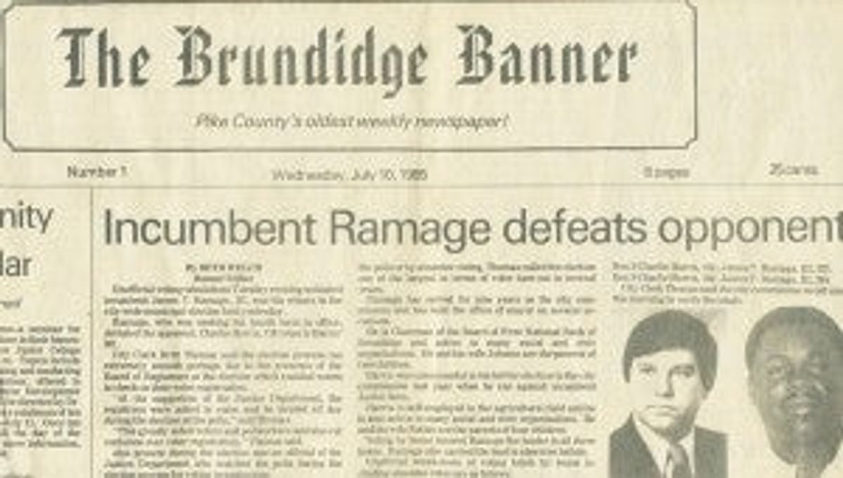 Looking back at Brundidge Banner