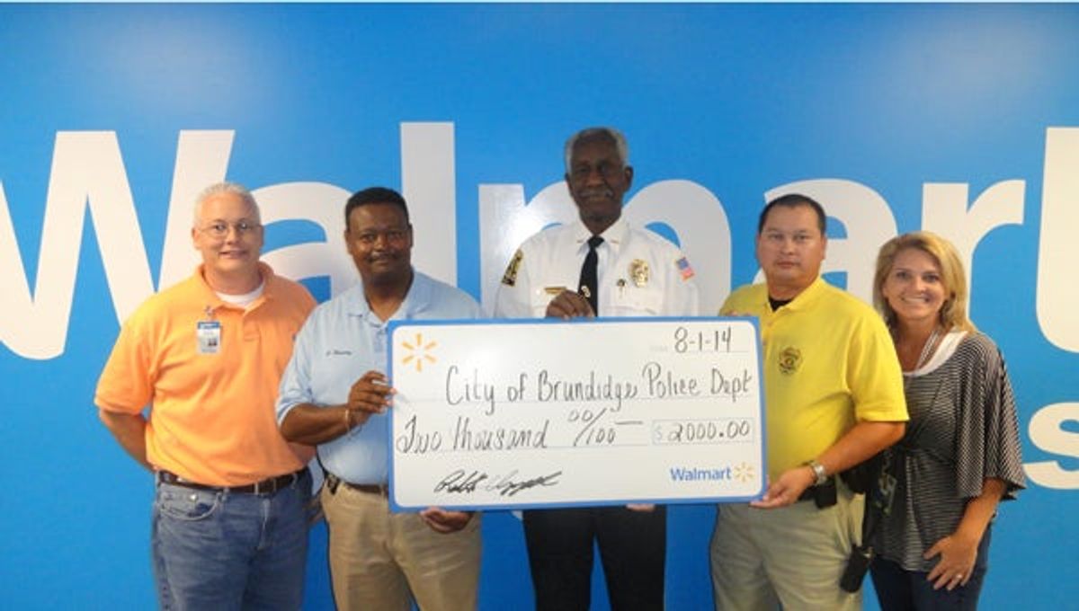 Walmart Foundation grant benefits Brundidge police