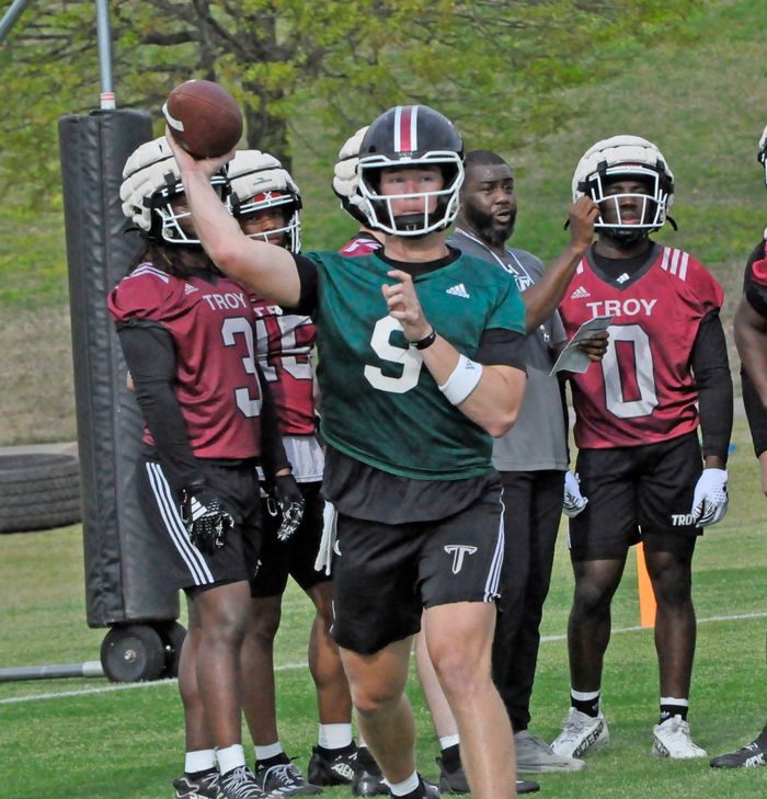 New faces, familiar faces as Troy continues spring football ...