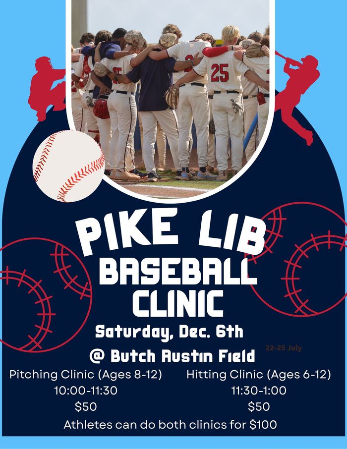 Pike Liberal Arts to host baseball clinic Dec. 6