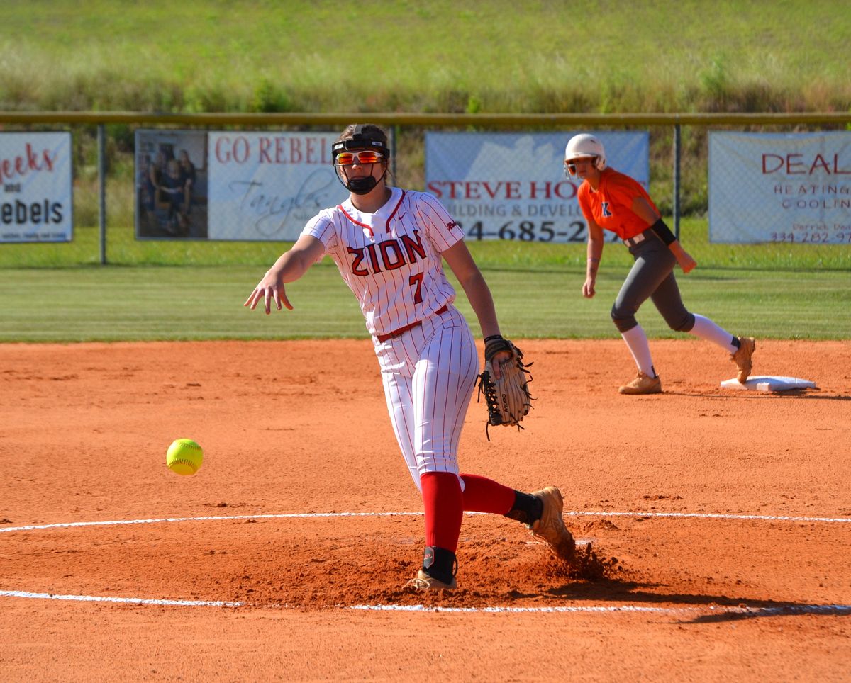 Lady Rebels sweep Kinston in county series
