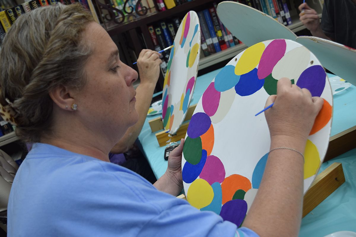 Brundidge library hosts Easter program for adults
