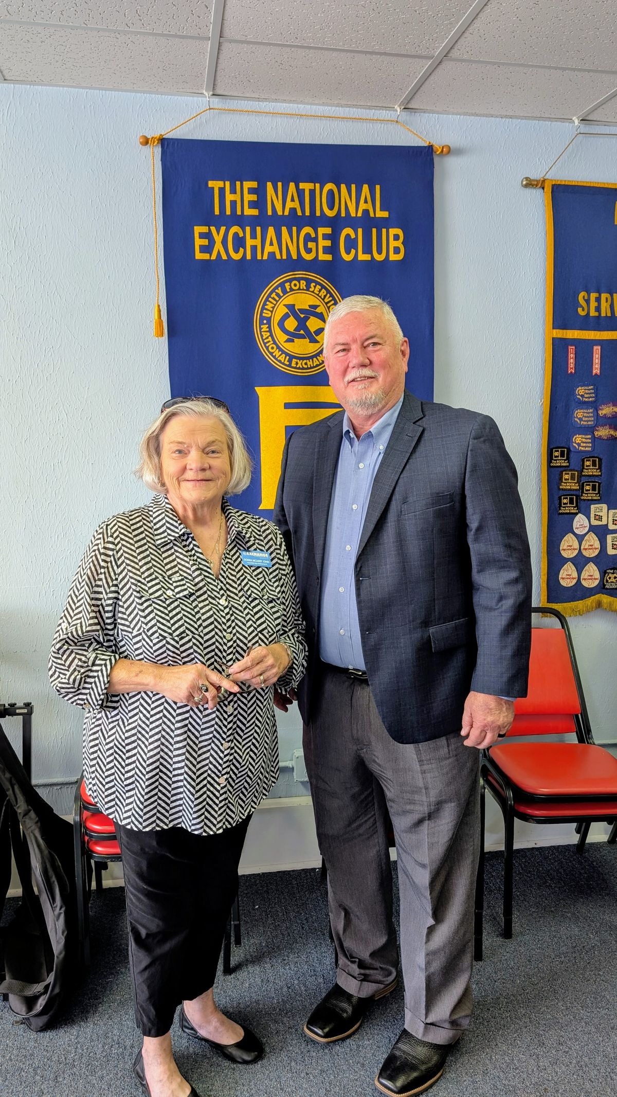 Lockheed Martin manager speaks at Exchange Club