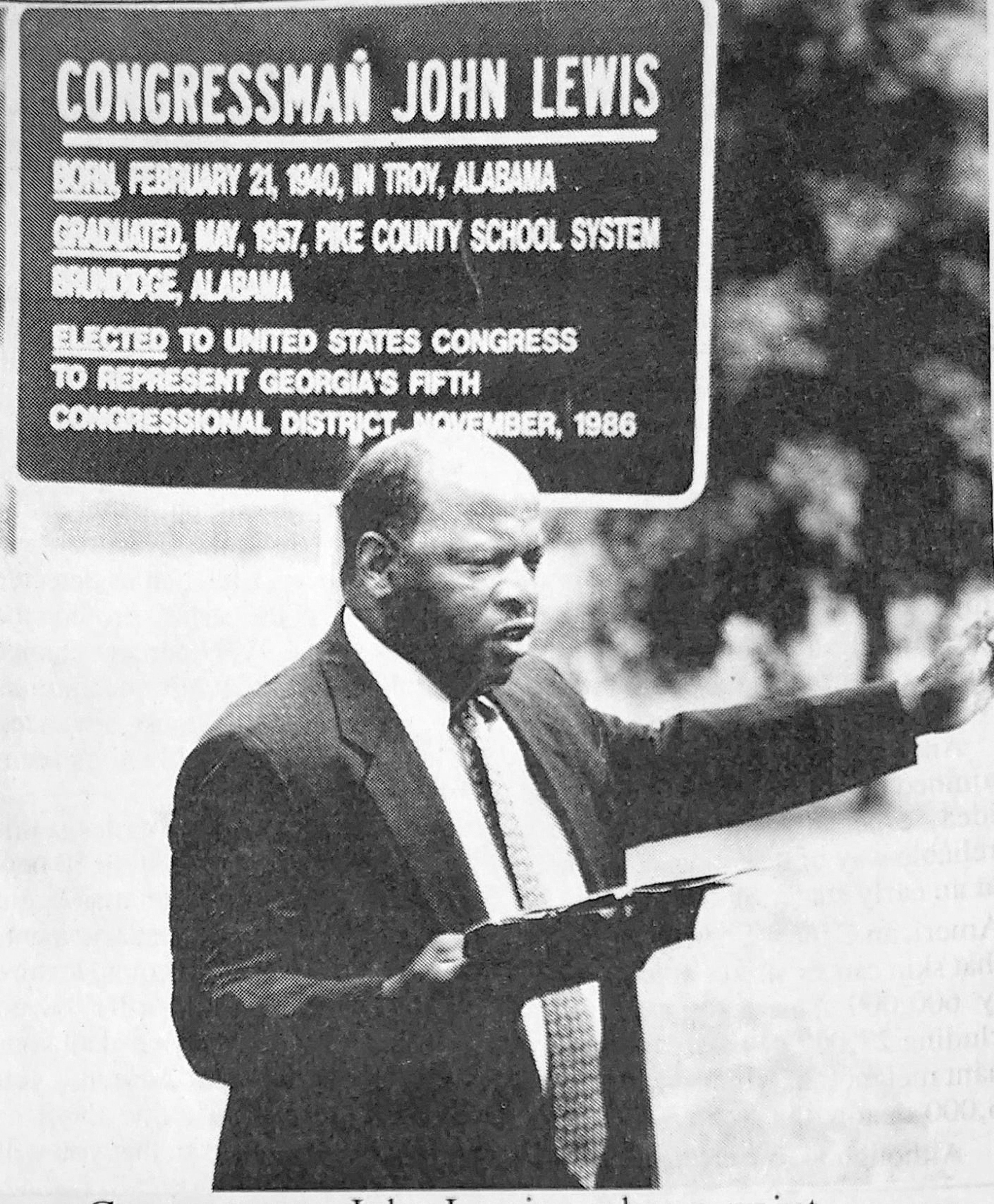 When John Lewis came home