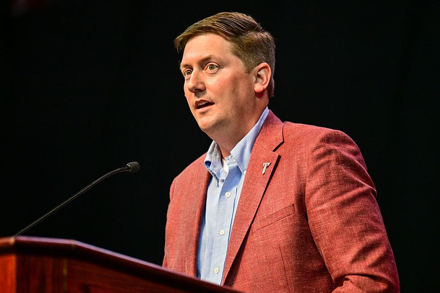 Troy University officially names Kyle George as new Athletics Director...