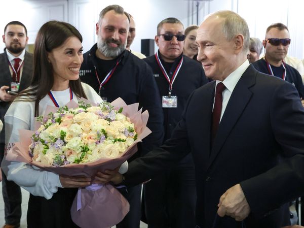 At Putin’s annual news conference, a Russian journalist pops the quest...