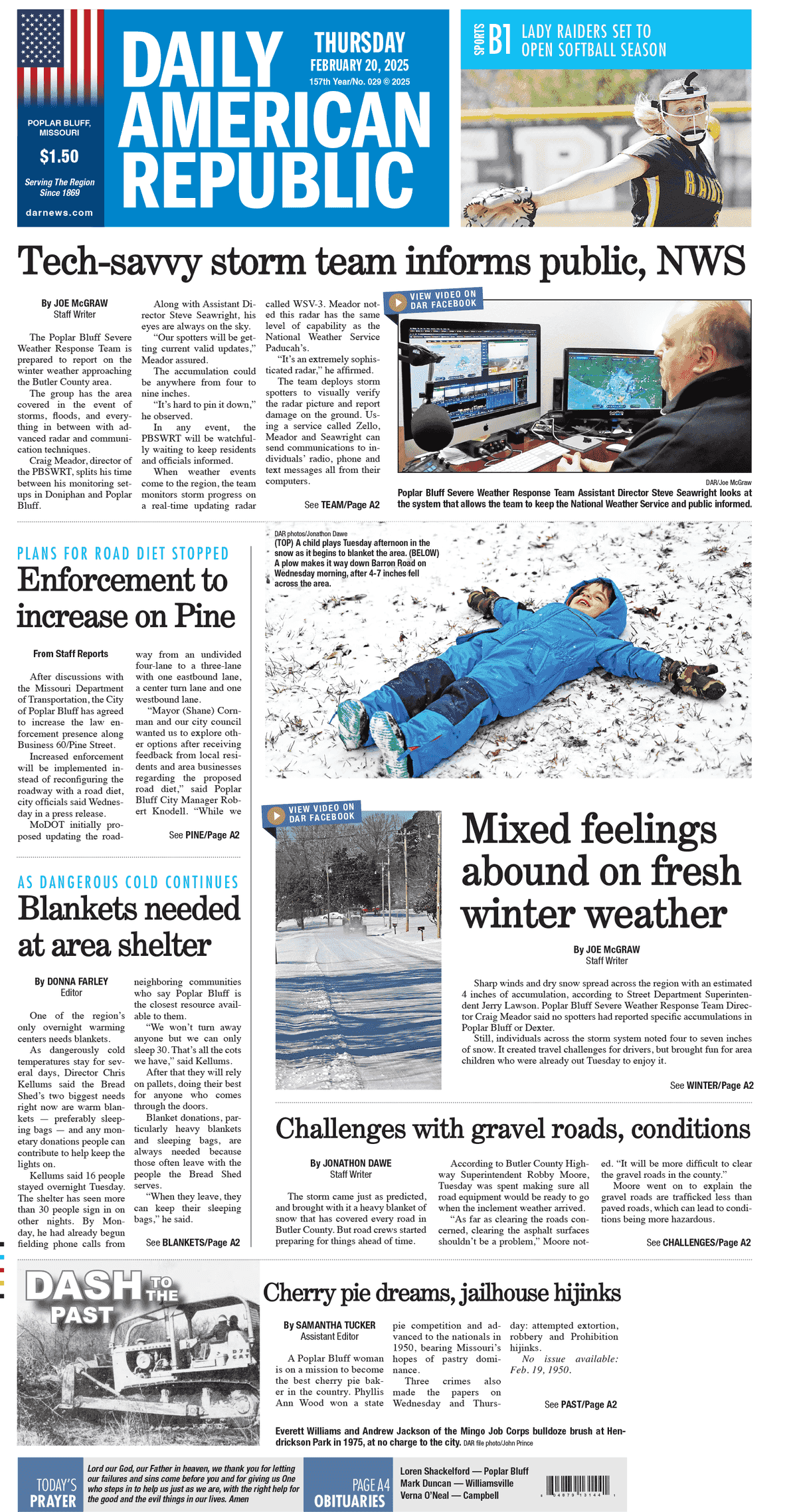 February 20, 2025 - Thursday: E-edition