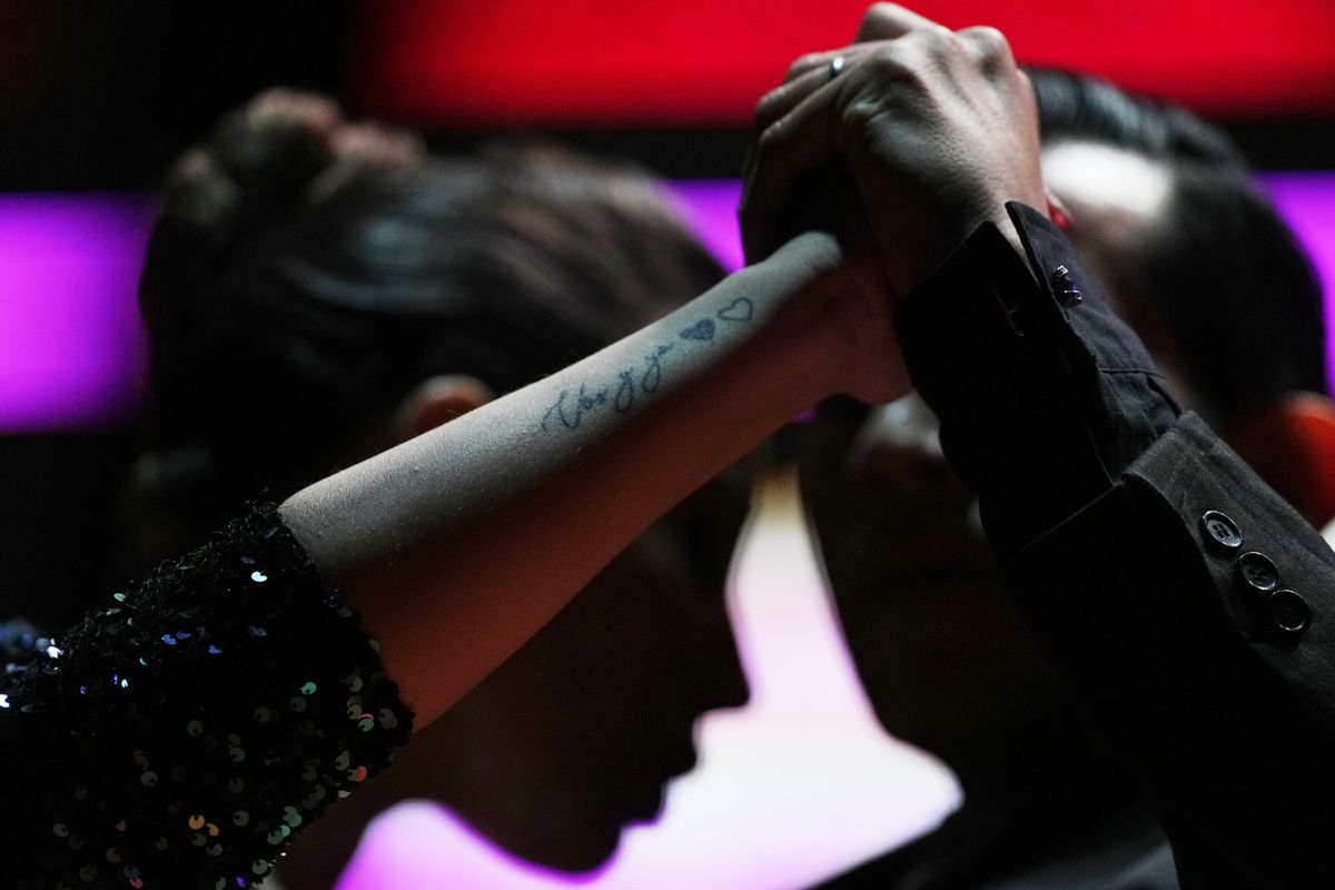 Photos of dancers at Argentina's World Tango Championships