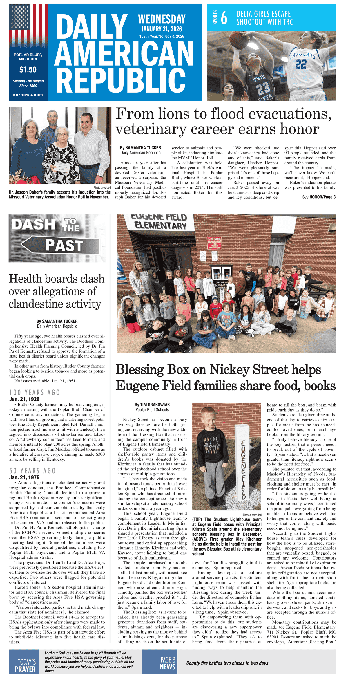 Wednesday, January 21, 2026, E-Edition