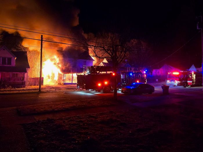 Fire destroys second vacant structure in three days