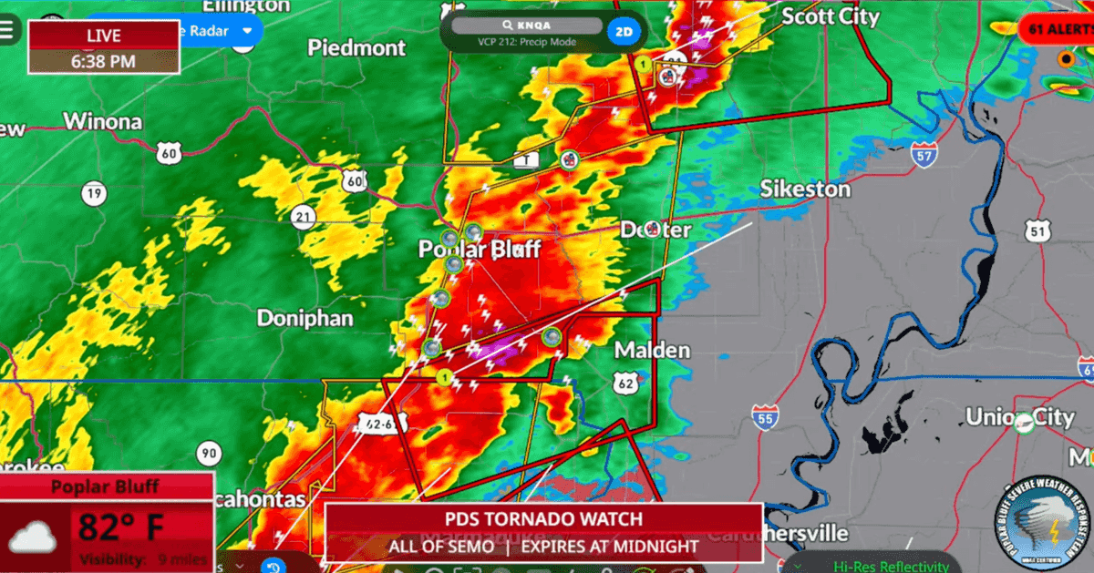 BREAKING UPDATES: NWS issues tornado warnings in Butler Coun...