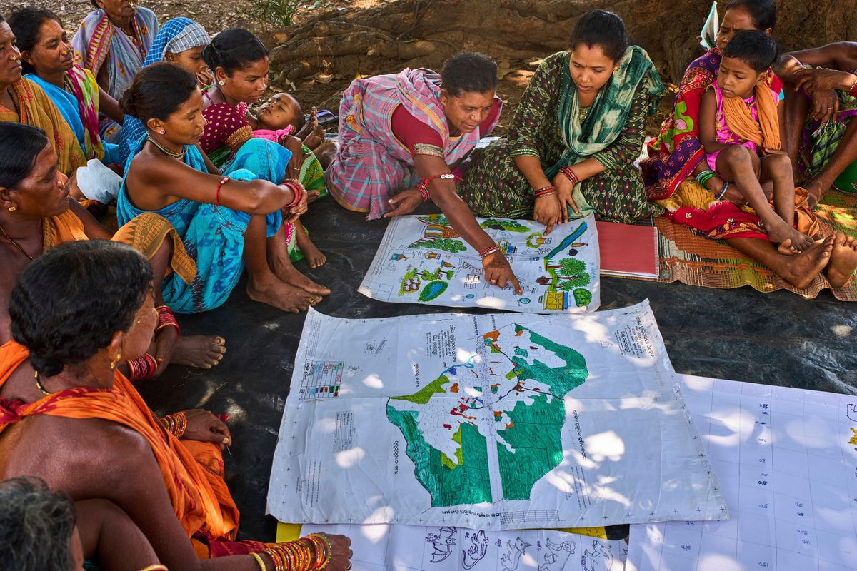 In India, Indigenous women and their 'dream maps' seek to protect land...