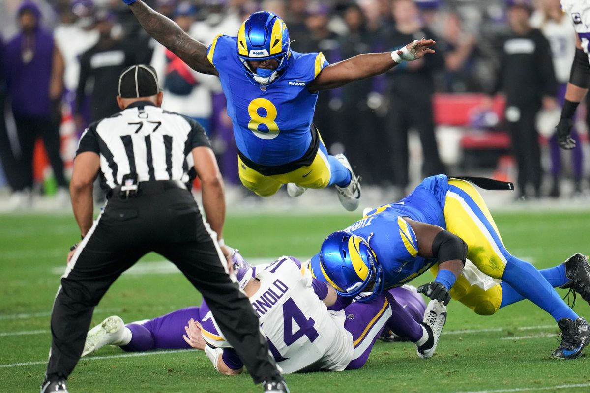 Rams overwhelm Vikings 27-9 in wild-card playoff game moved to Arizona...
