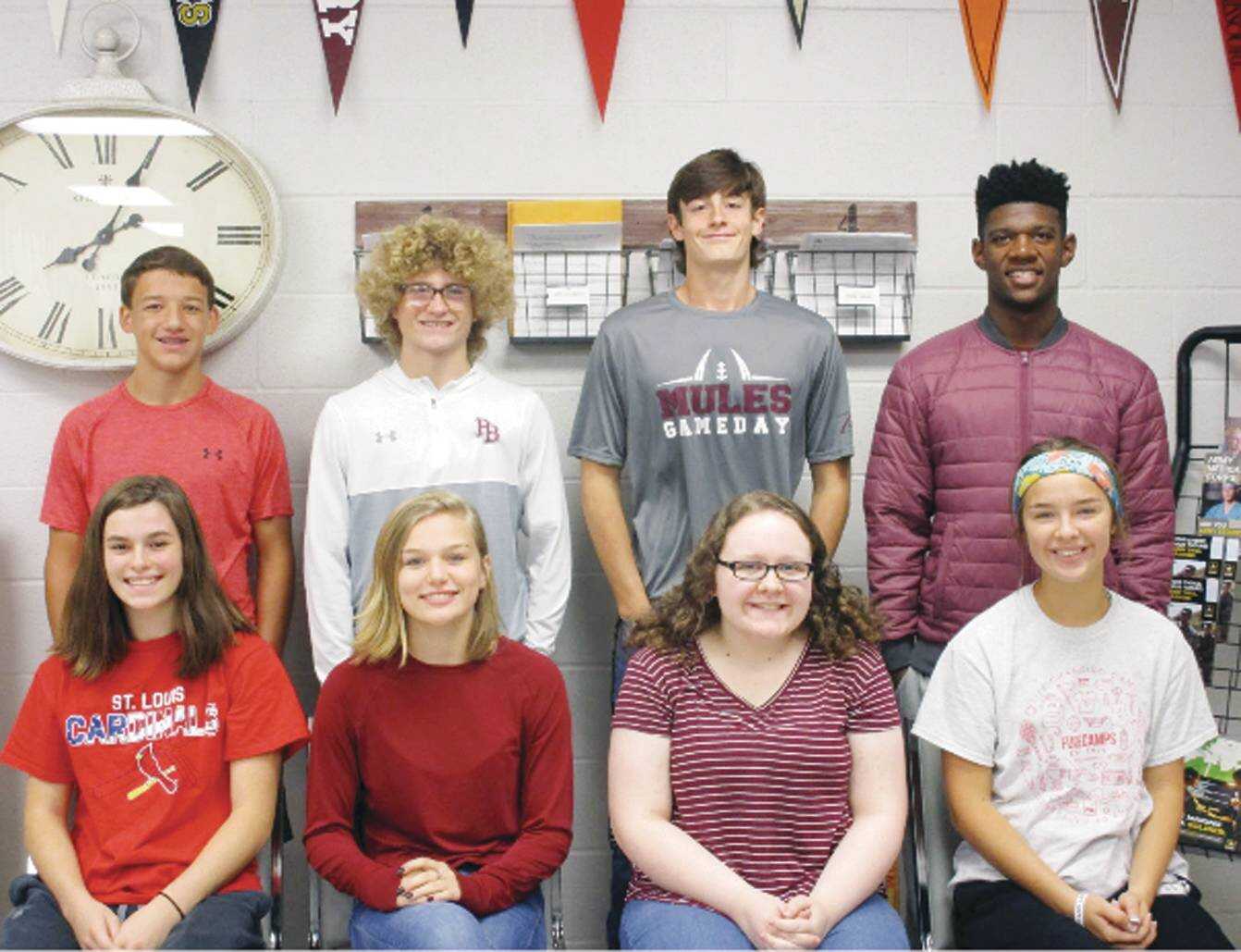 Poplar Bluff High School October students of the month