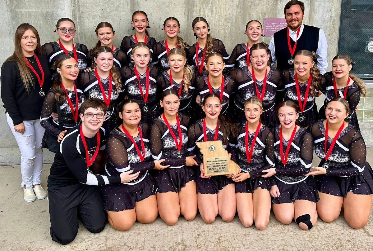 Doniphan High School cheerleaders win second place at state ...