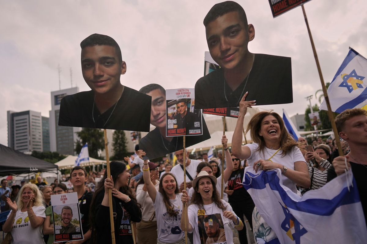 AP PHOTOS: Israeli-American hostage released by Hamas