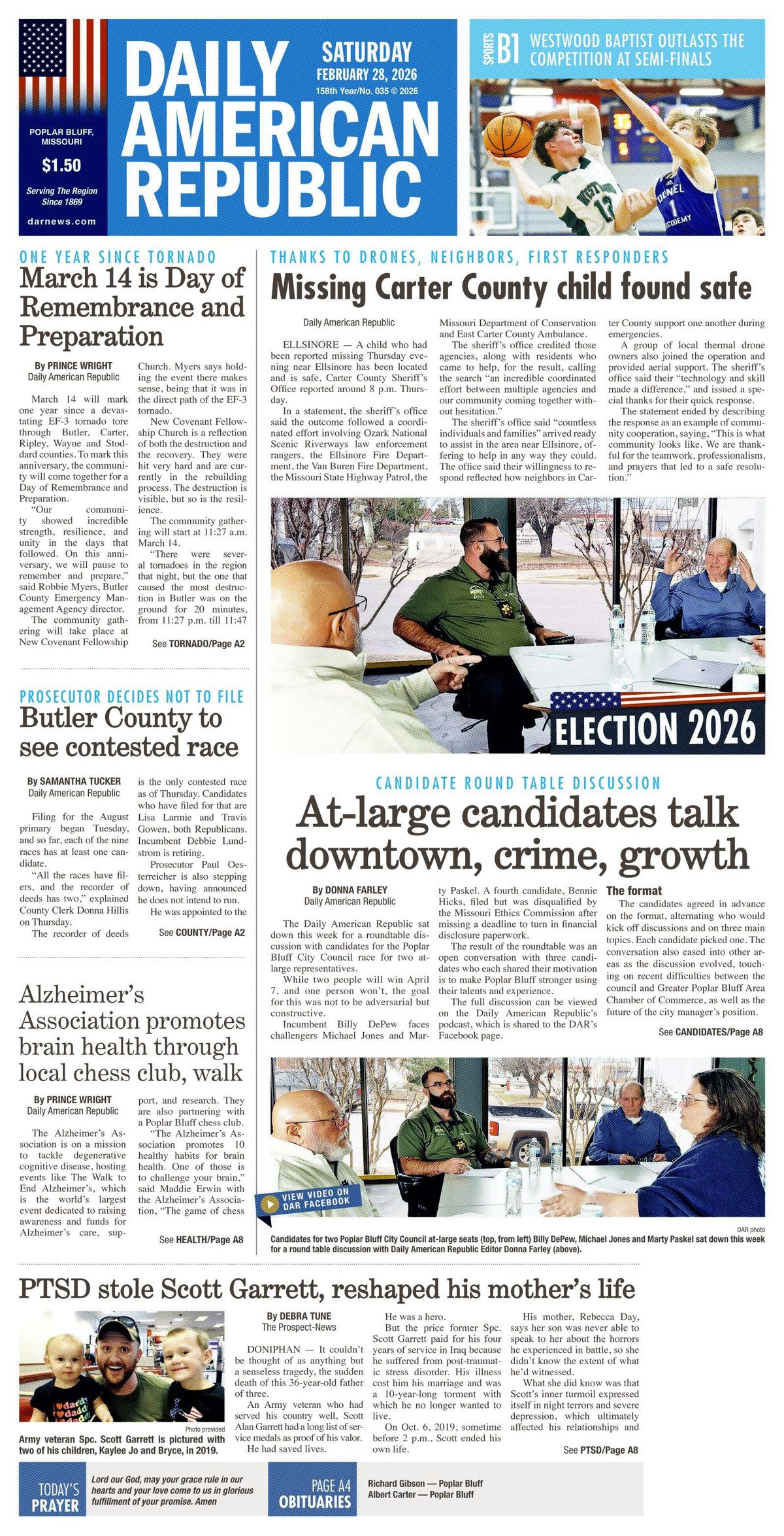 Saturday, February 28, 2026, E-Edition